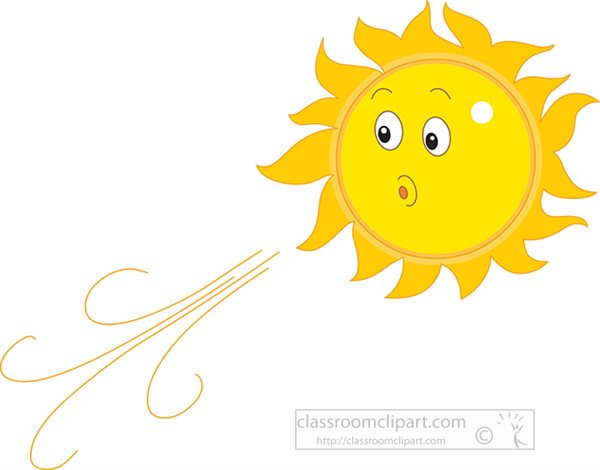 Weather Clipart - cartoon-sun-blowing-hot-air-for-heat-wave-cli[art ...